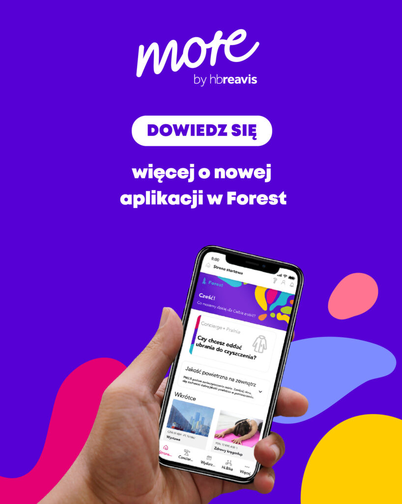 Oferta usług na terenie kampusu Forest w Warszawie